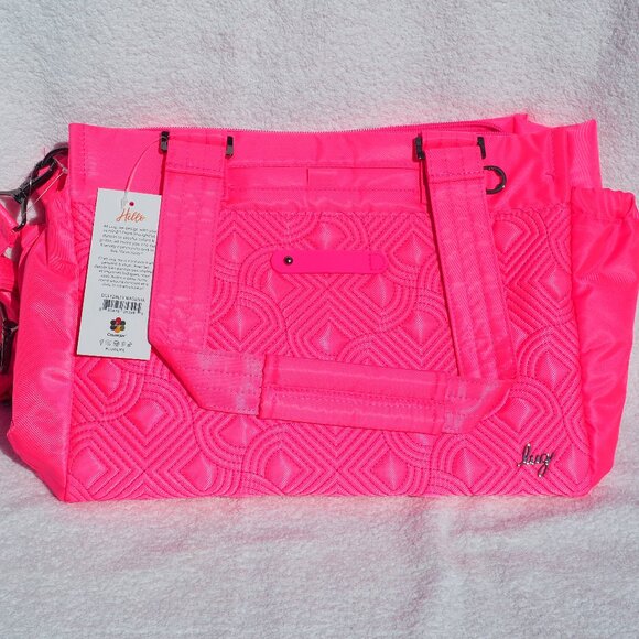 lug | Bags | Lug Dilly Dally Convertible Tote Bag Magenta Nwt | Poshmark